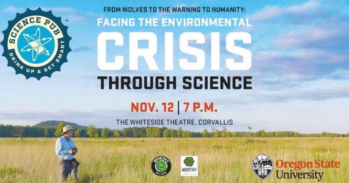 Conservation researcher Bill Ripple speaks at OSU Science Pub ...