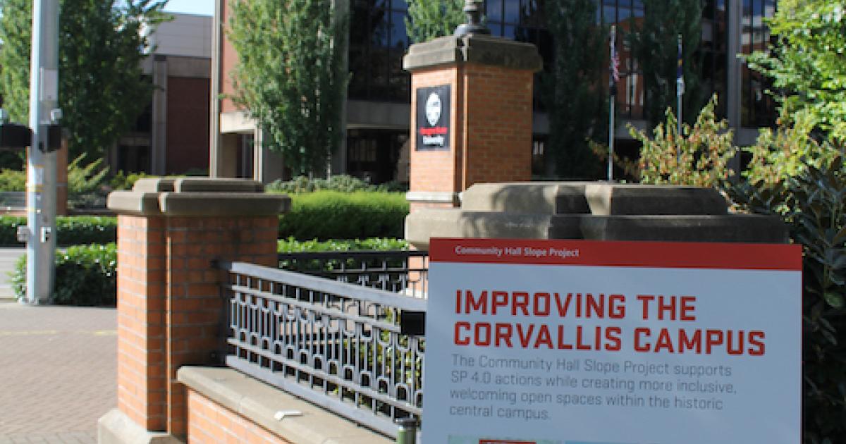 Community Hall slope project focuses on accessibility | Newsroom ...
